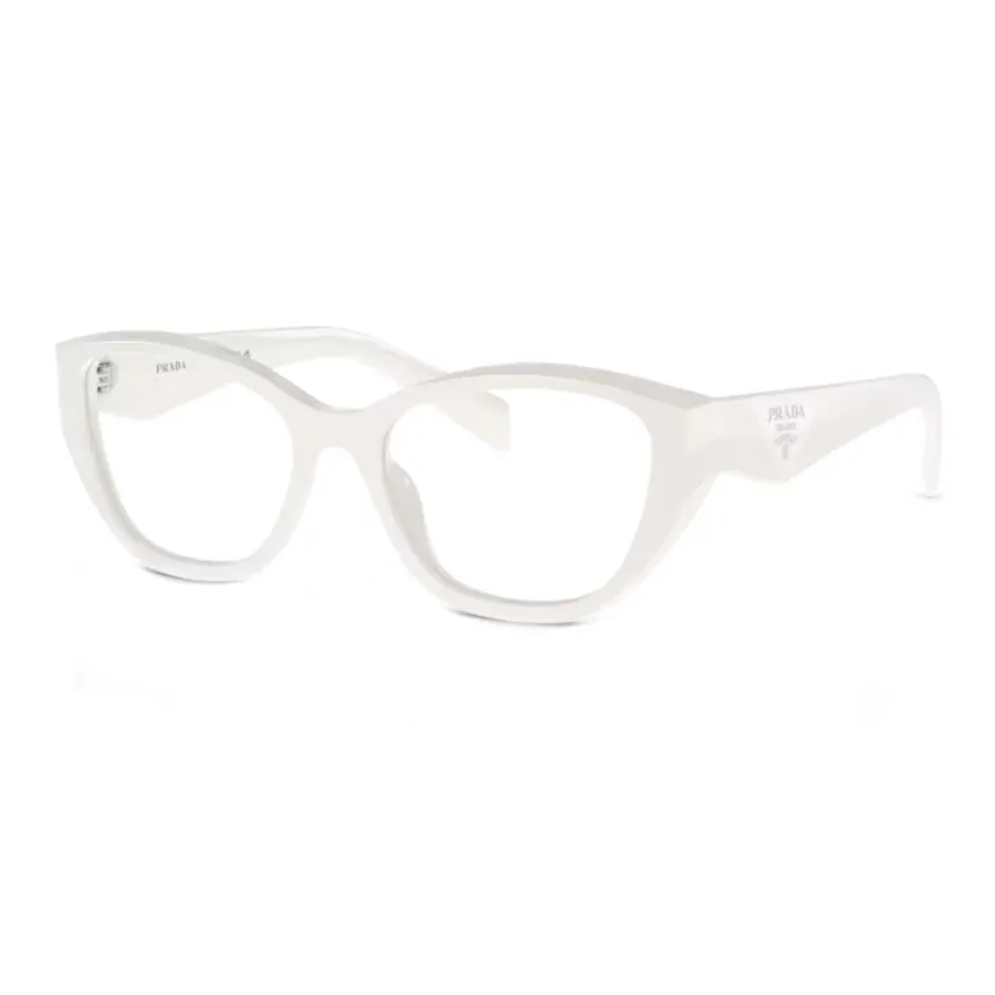 Gọng Kính Nữ Prada Glasses Frame 0PR21ZVF 17K1O155 Màu Trắng | Vua Hàng ...
