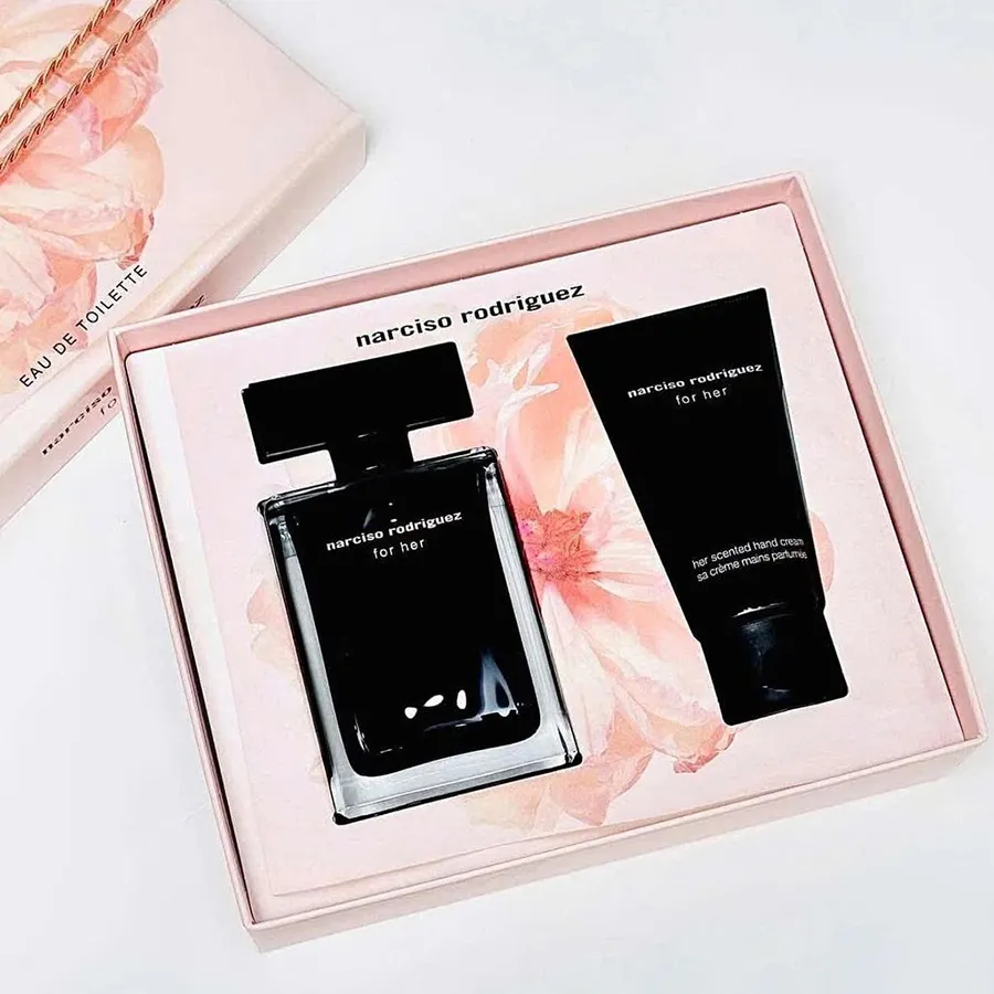 Set Nước Hoa + Kem Dưỡng Da Tay Narciso Rodriguez For Her EDT (50ml ...