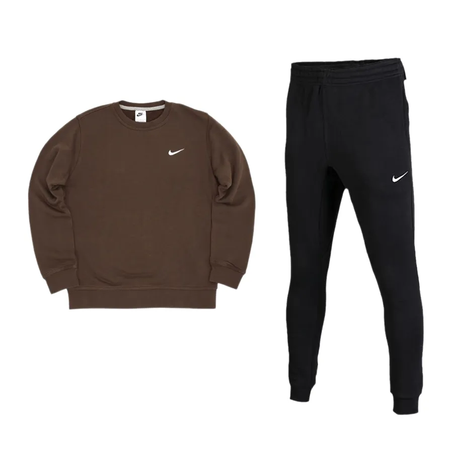 Bộ Quần Áo Nỉ Nam Nike Jordan Flight 623459-259/716831-010 Màu Nâu Cafe ...