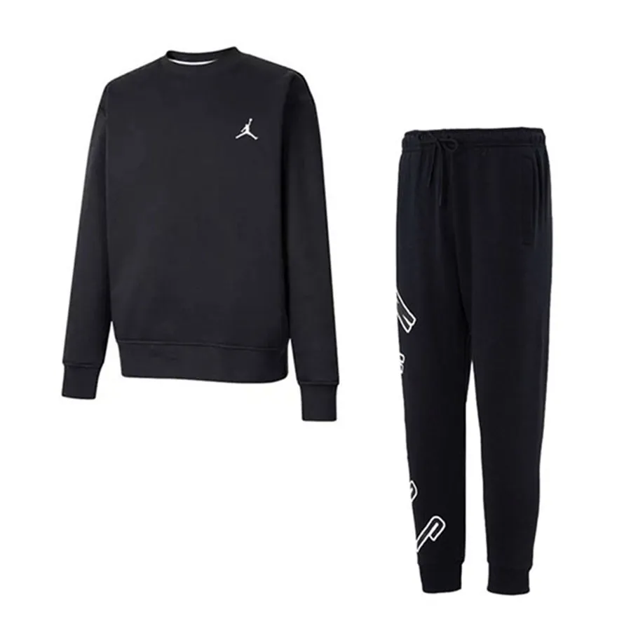 Bộ Thể Thao Nam Nike Jordan Flight FB7020-010 FB7028-010 Màu Đen Size S ...