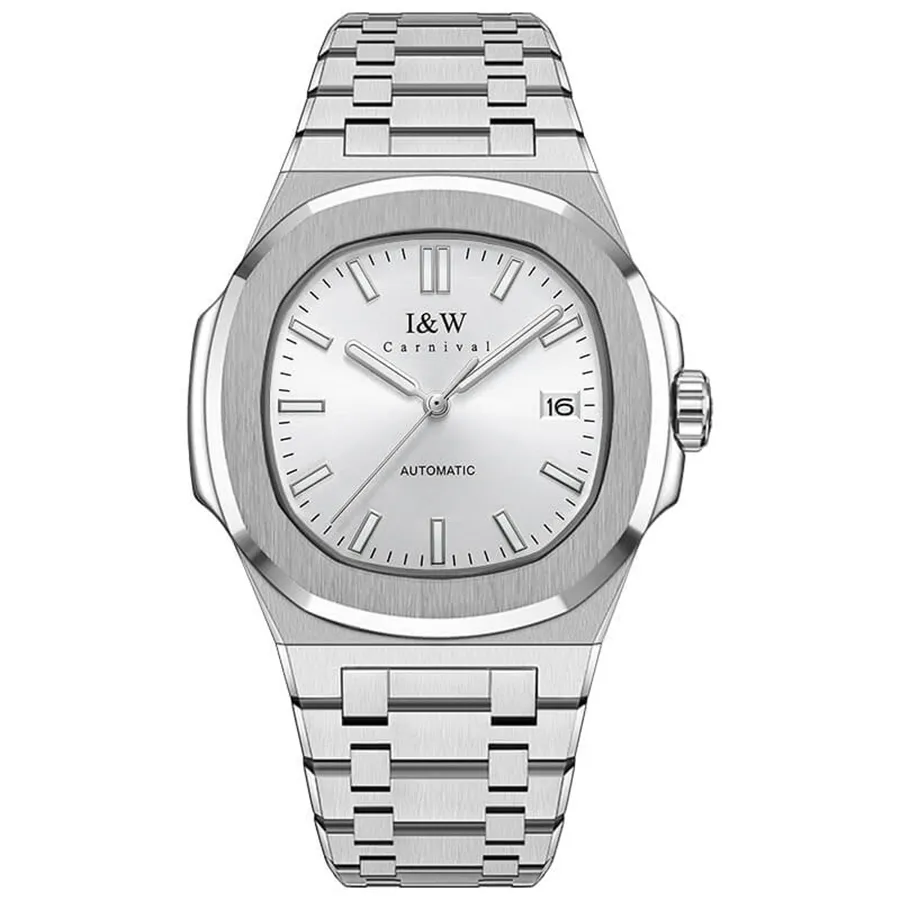 Đồng Hồ Nam I&W Carnival IW750GT-DT – Automatic (IW750GT4) Màu Bạc ...