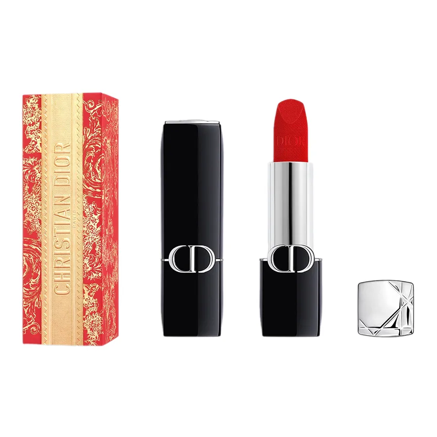 Son Dior Rouge Dior Limited Edition Lunar New Year 999 Màu Đỏ Cổ Điển ...