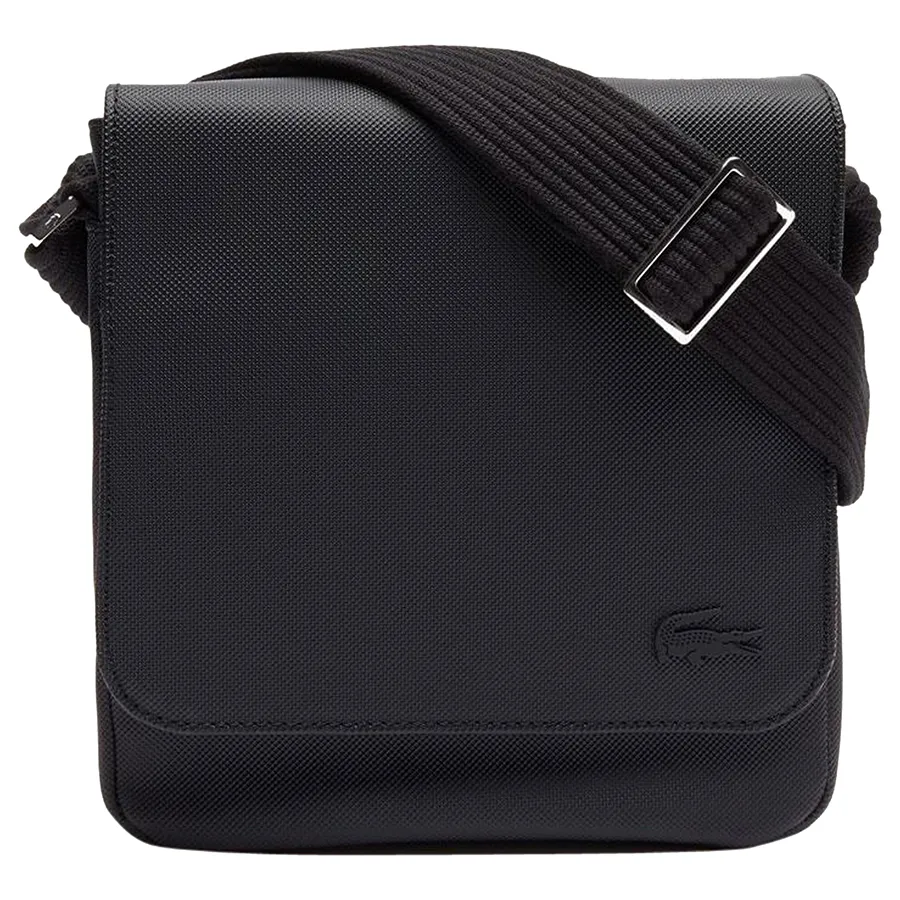 Túi Đeo Chéo Nam Lacoste Classic Petit Piqué Flap Bag NH2341HC Black ...
