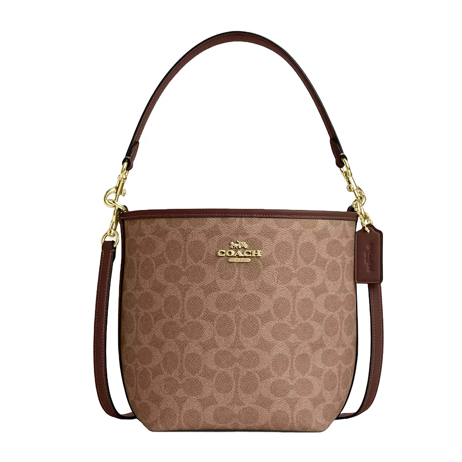 Coach Nâu Canvas, Da chính hãng cao cấp GIÁ TỐT