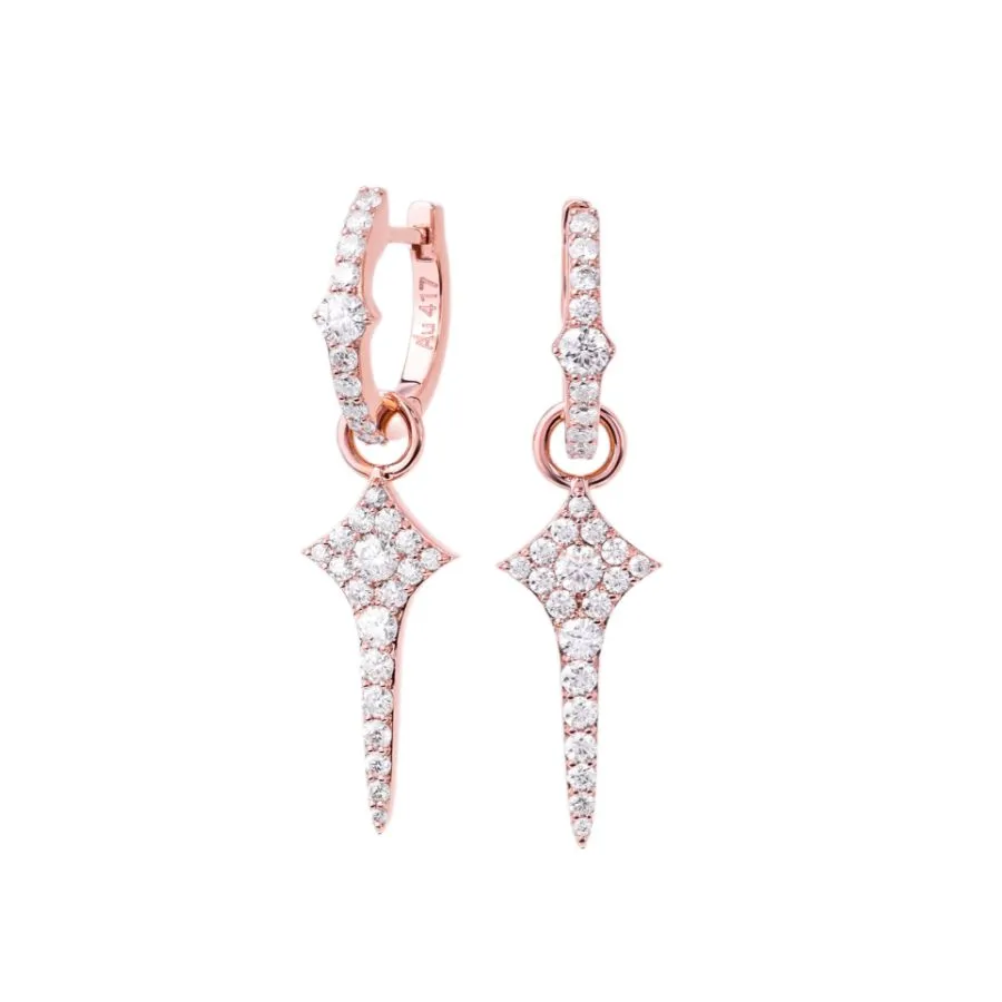 Khuyên Tai Nữ Morina Elysian Earrings Màu Vàng Hồng | Vua Hàng Hiệu