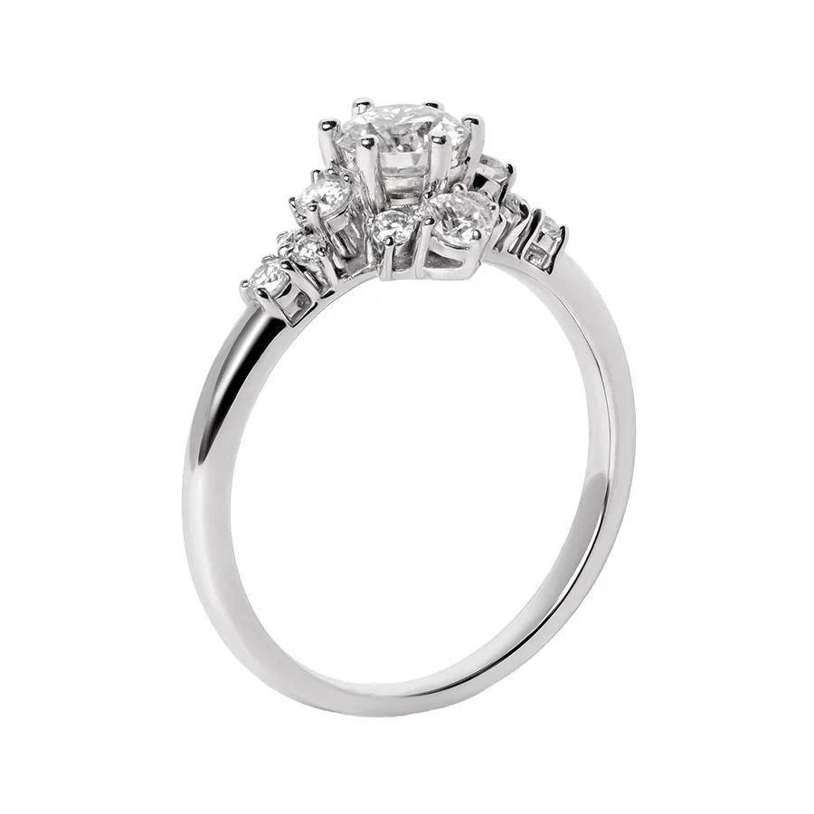 Nhẫn Nữ Morina Lumière Ring N1742 Màu Vàng Trắng | Vua Hàng Hiệu