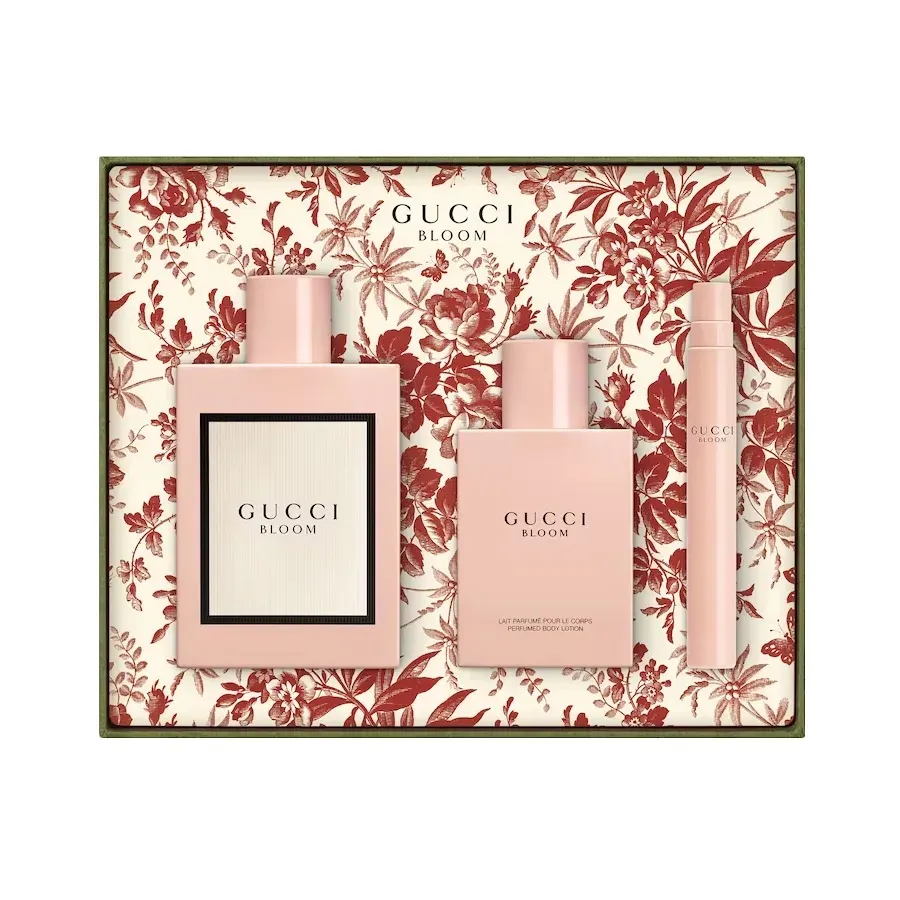 Set Nước Hoa Nữ Gucci Bloom 3 Món (EDP 100ml + 7.4ml & Lotion Dưỡng Da 100ml) | Vua Hàng Hiệu