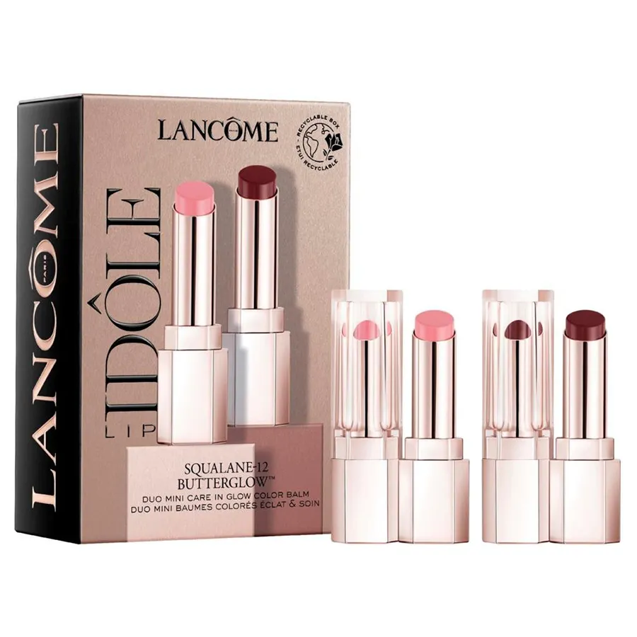 Set Son Dưỡng Lancôme Idôle Butterglow Mini Lip Balm Set 2 Món | Vua ...