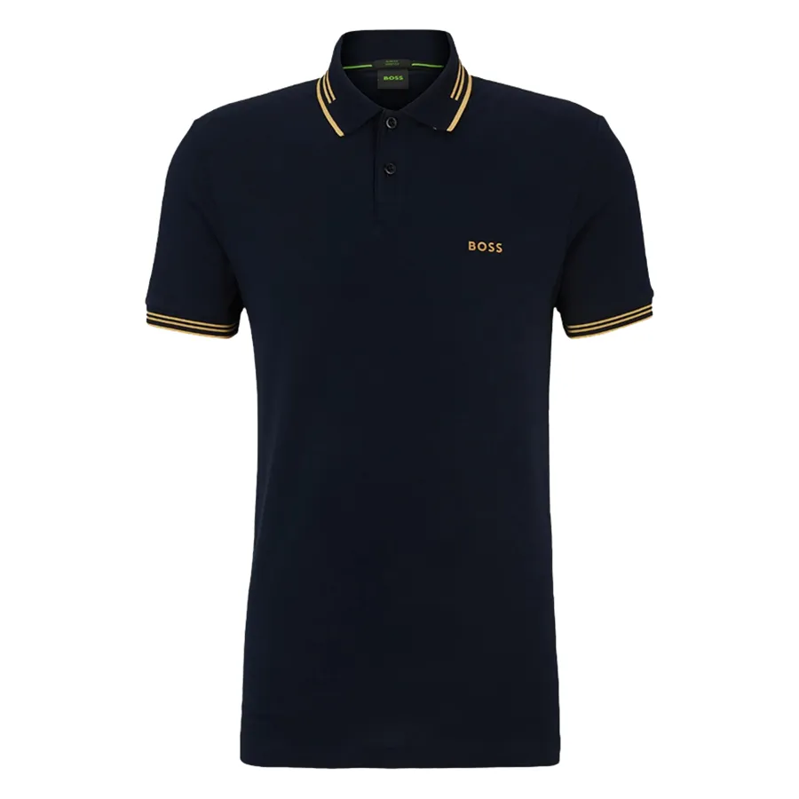 Áo Polo Nam Hugo Boss Men's Stretch Cotton Slim Fit Buttoned Polo ...
