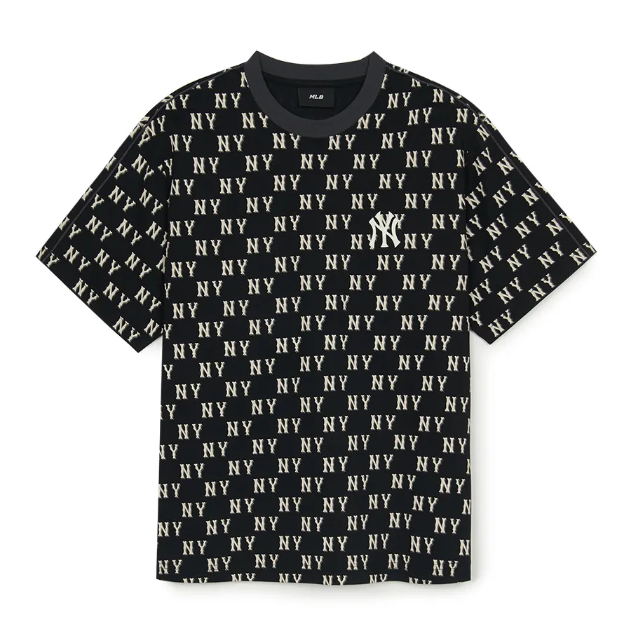 Áo Thun MLB Classic Monogram Sporty Panel Pattern T-Shirts New York ...