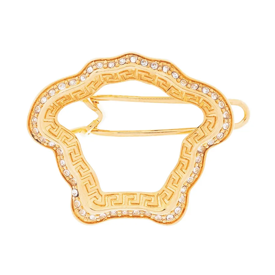 Kẹp Tóc Versace Hair Clip 10041101A006214J090 Màu Vàng D-HH | Vua Hàng Hiệu