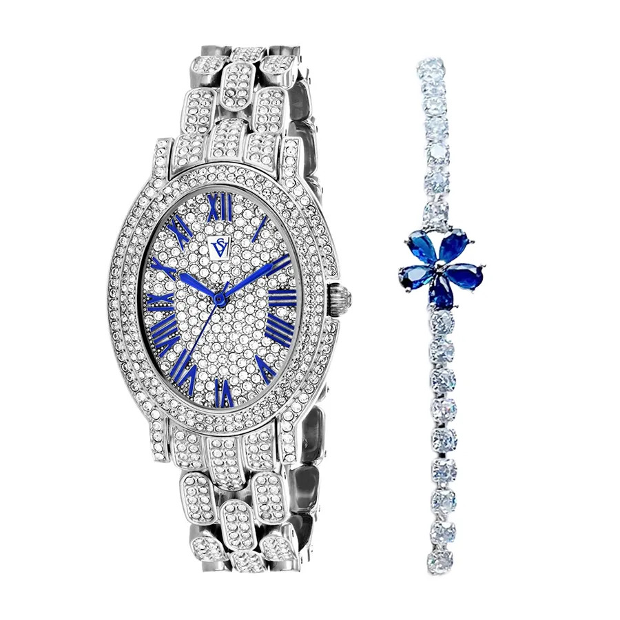 Set Đồng Hồ + Vòng Đeo Tay Nữ Christian Van Sant Amore Quartz CV7230 ...