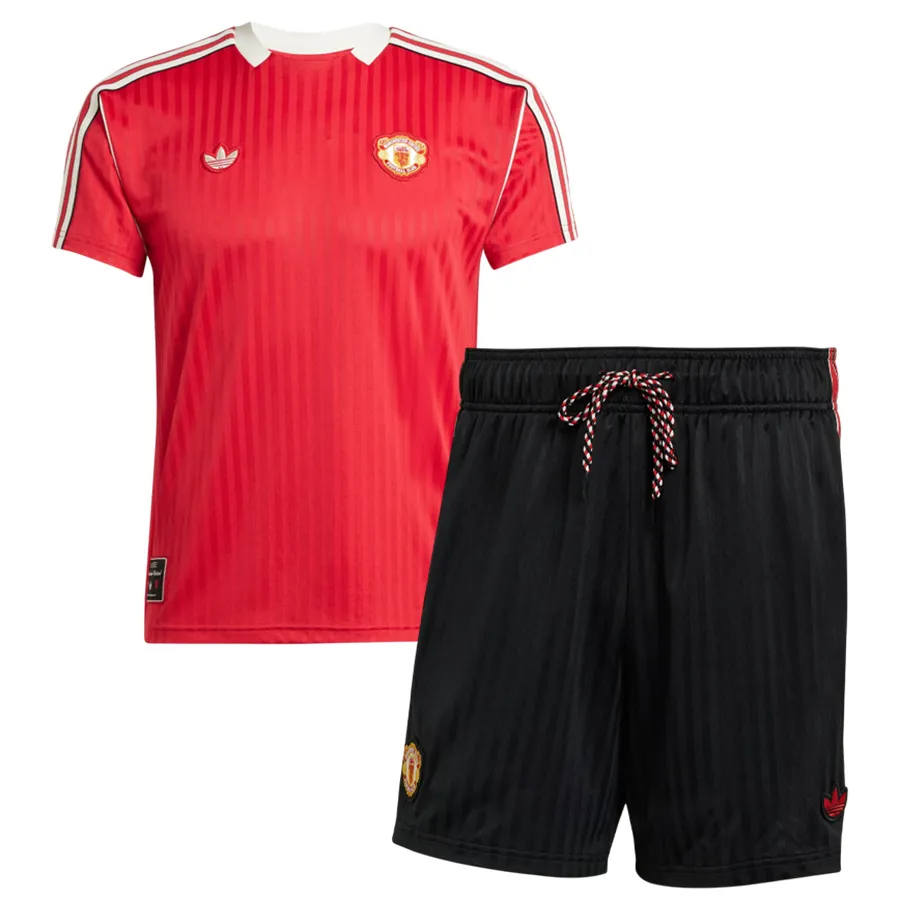 Bộ Thể Thao Adidas Manchester United Terrace Icons JF0386/JF0356 Màu Đỏ ...