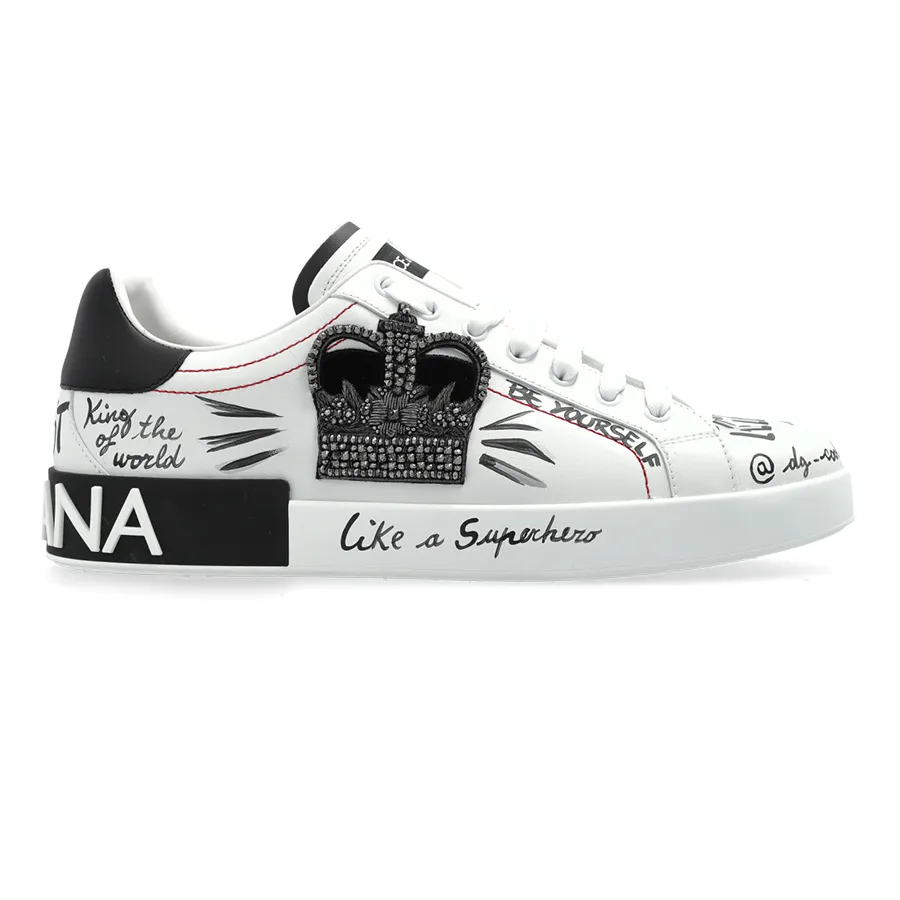 Giày Sneaker Nam Dolce & Gabbana D&G Graphic Printed Low Top ...