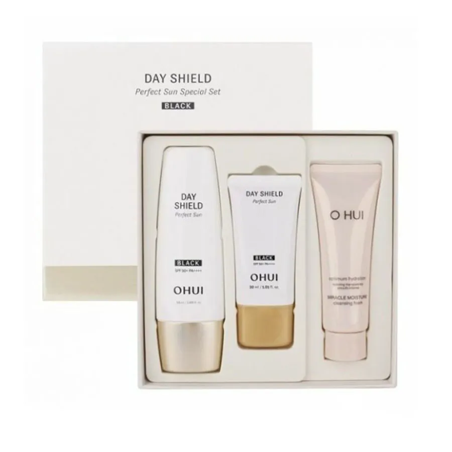 Set Chống Nắng Ohui Day Shield Perfect Sun Black SPF 50+/PA++++ | Vua ...