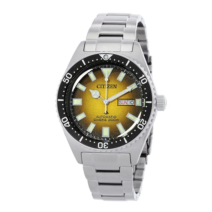 Đồng Hồ Nam Citizen Promaster Marine Automatic Yellow Dial Men's Watch ...