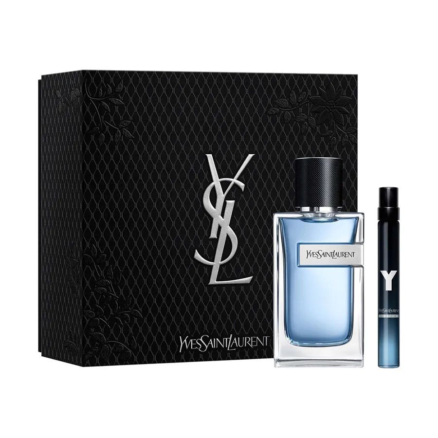 Set Nước Hoa Nam Yves Saint Laurent YSL Y EDT Gift Set 2 Món (100ml + 10ml) | Vua Hàng Hiệu