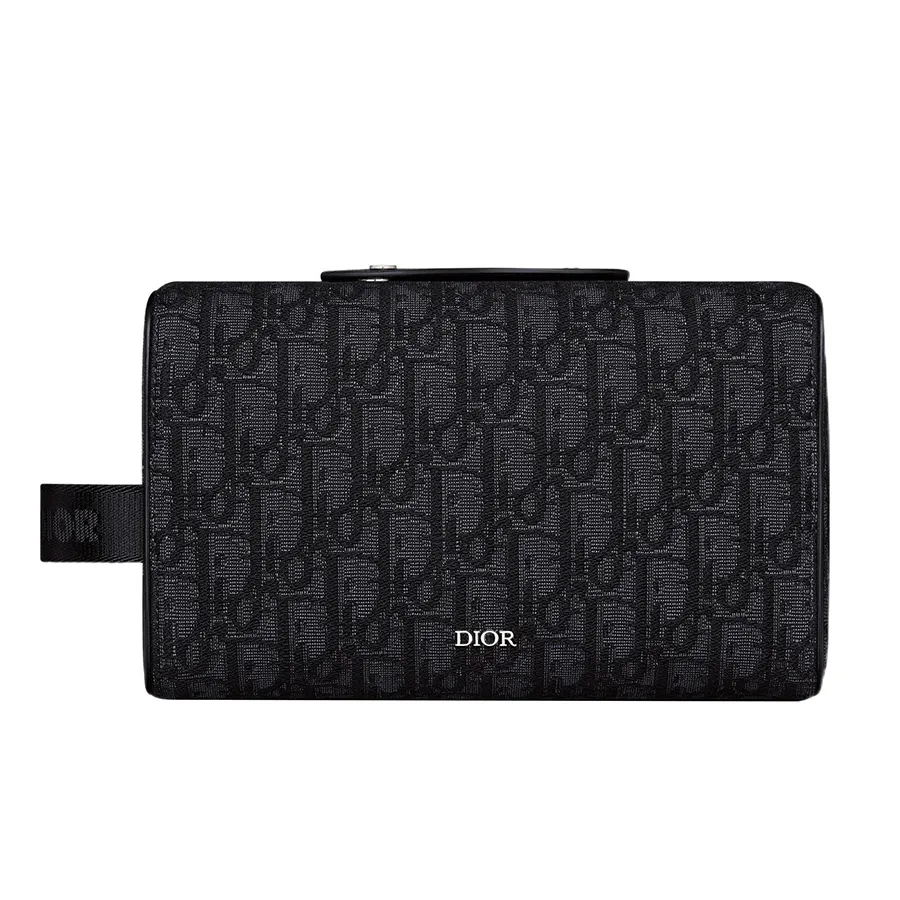 Túi Cầm Tay Dior Lingot Fabric Cow Leather Patchwork Storage Bag Clutch ...