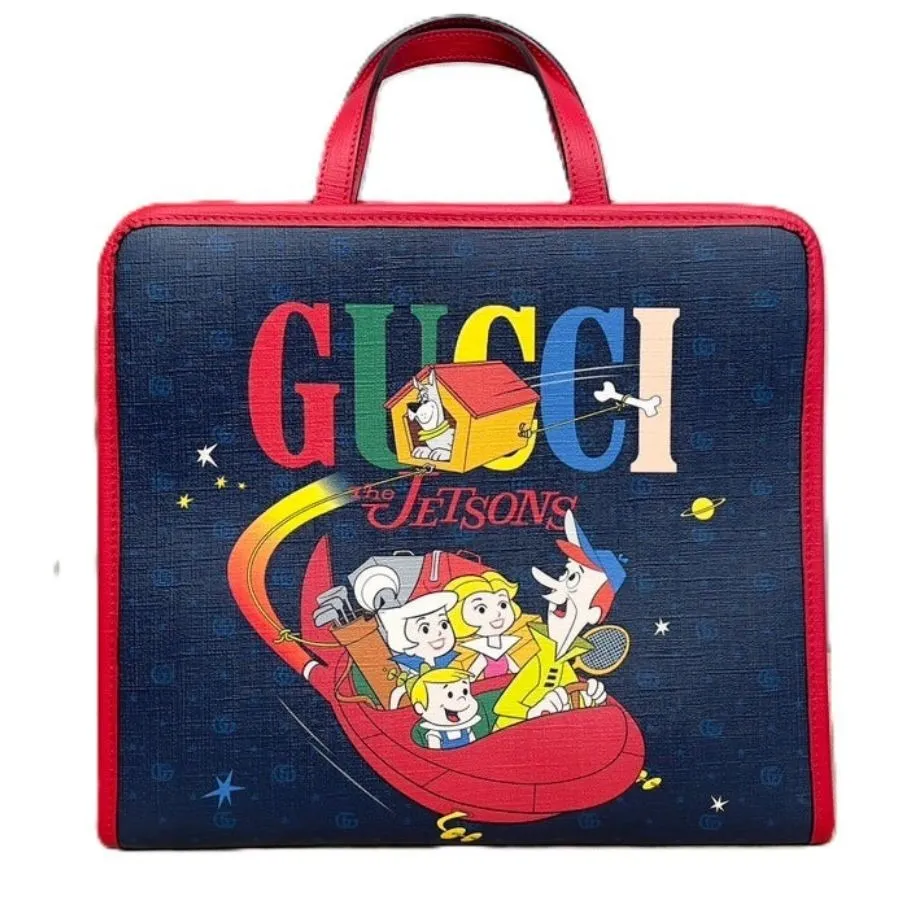 Túi Tote Nữ Gucci The Jetsons Collaboration Canvas Tote Bag Phối Màu ...