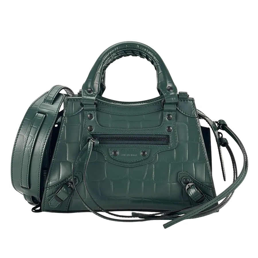 Túi Xách Tay Nữ Balenciaga Green Neo Classic Nao Mini Bag Màu Xanh Lá ...