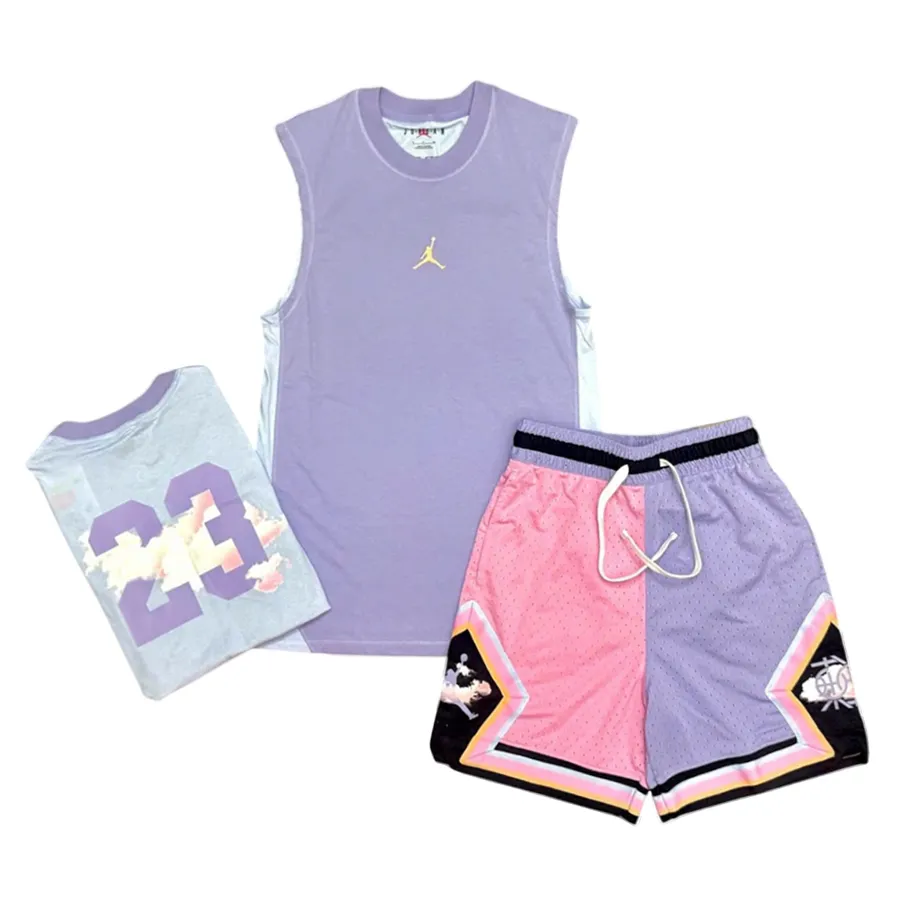Bộ Thể Thao Nam Nike Jordan Dri-FIT Dongdan Màu Tím Size S (Form Á ...