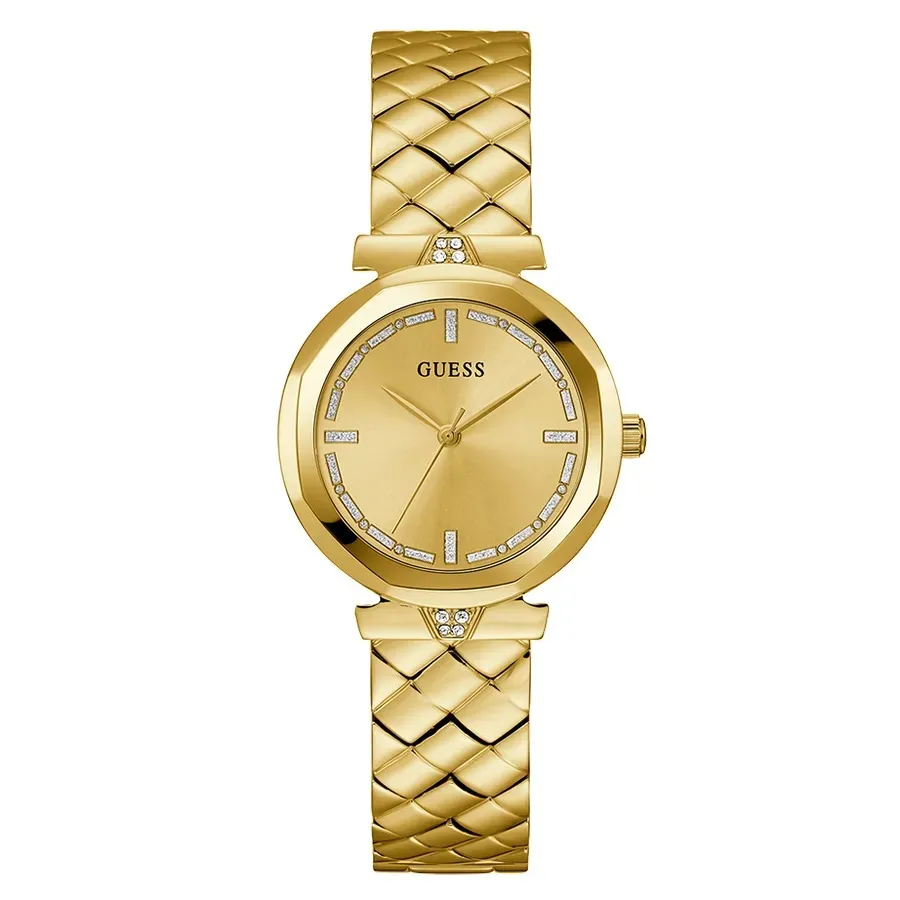 Đồng Hồ Nữ Guess Ladies Gold Tone Analog Watch GW0613L2 Màu Vàng Gold ...