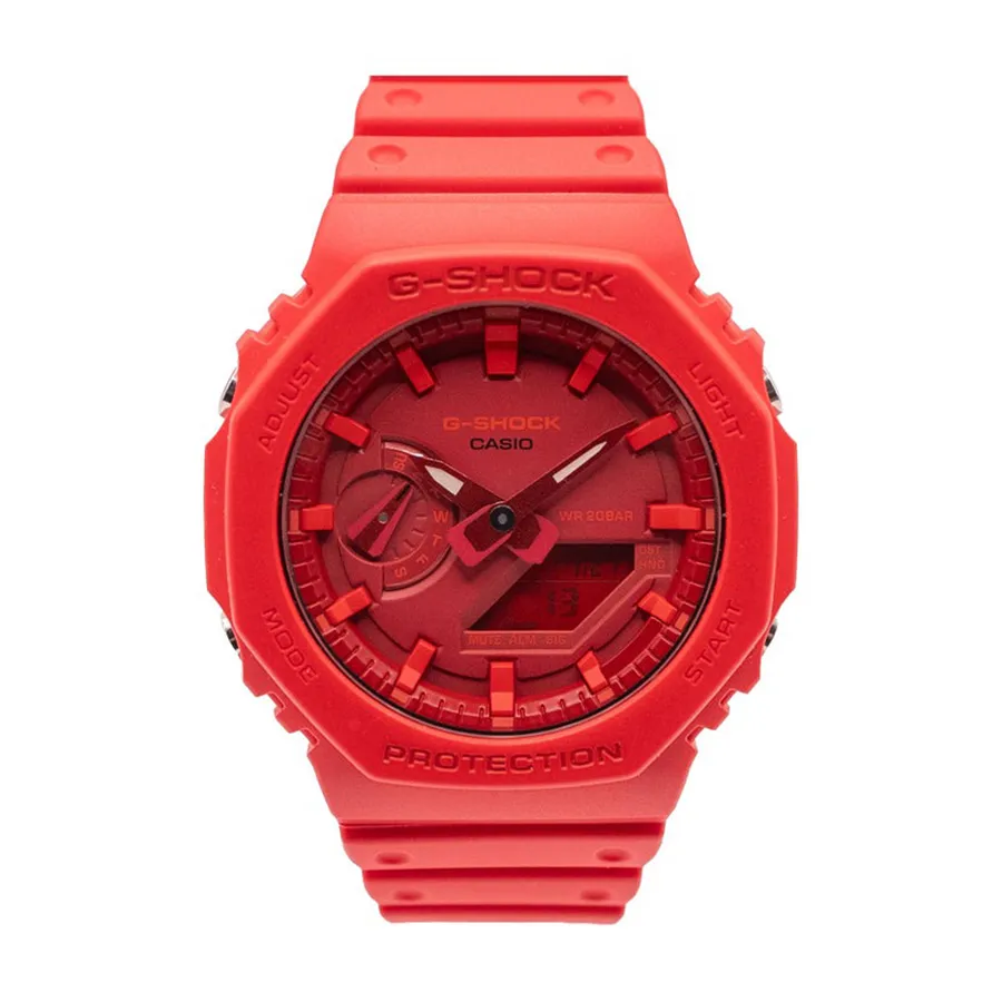 Đồng Hồ Nam Casio G-Shock GA2100-4A Red Dial Màu Đỏ | Vua Hàng Hiệu