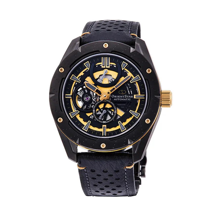 Đồng Hồ Nam Orient Star Avant Garde Skeleton RK-AV0A05B Màu Đen Vàng ...