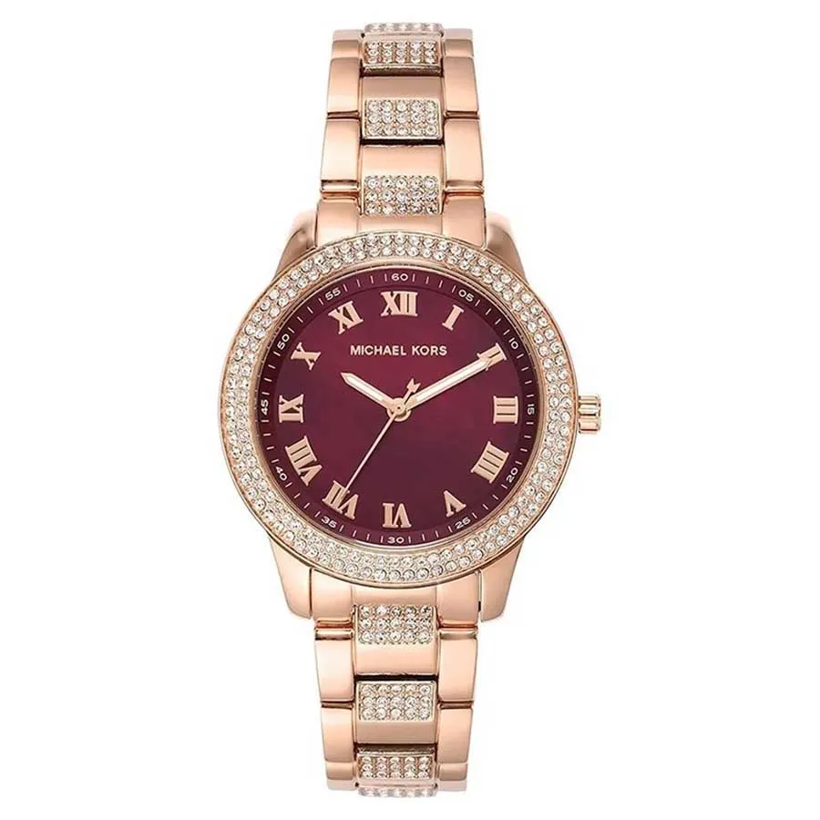 Đồng Hồ Nữ Michael Kors MK Quartz MK4685 Màu Vàng - Đỏ | Vua Hàng Hiệu