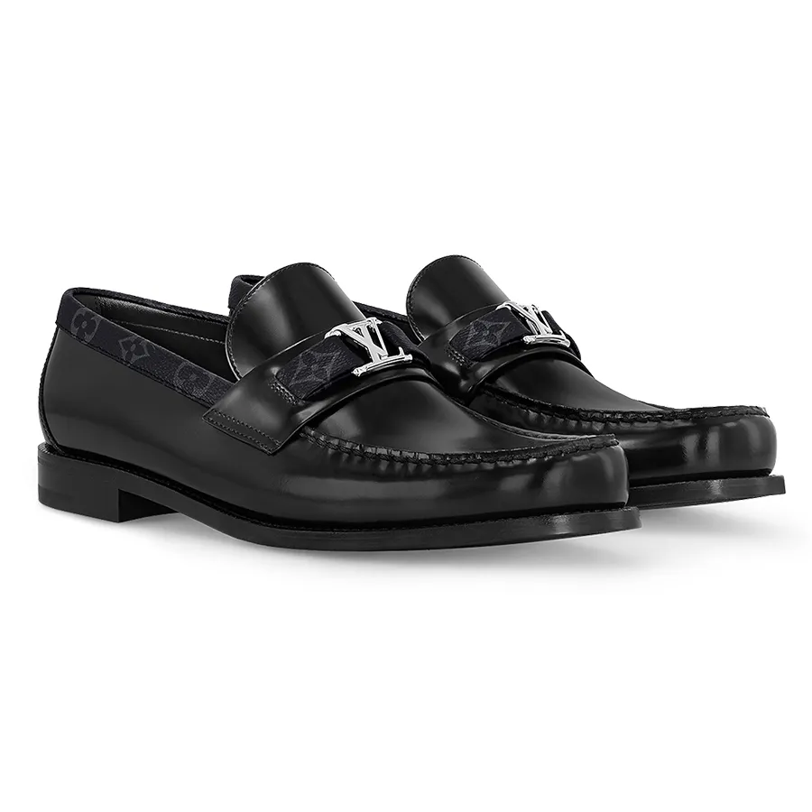 Giày Lười Nam Louis Vuitton LV Major Loafer 1A7VZ8 Màu Đen Size 39 ...