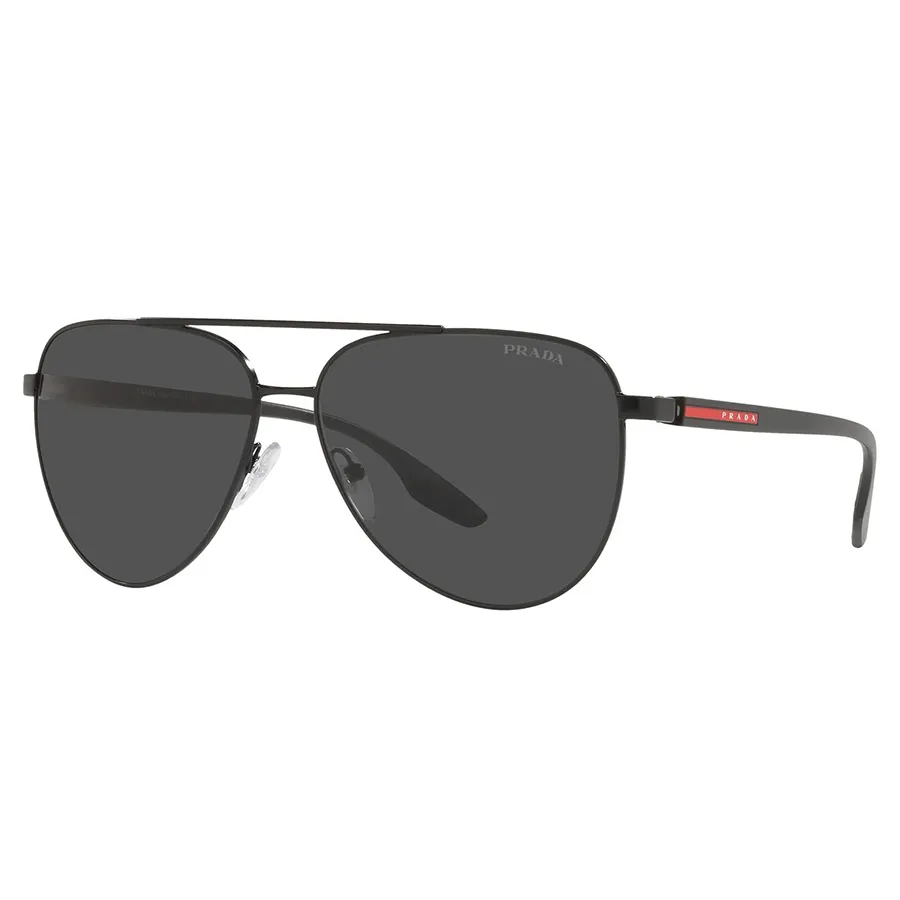 Kính Mát Prada Linea Rossa Sunglasses PS 52WS 1BO06F Màu Xám/Đen | Vua ...