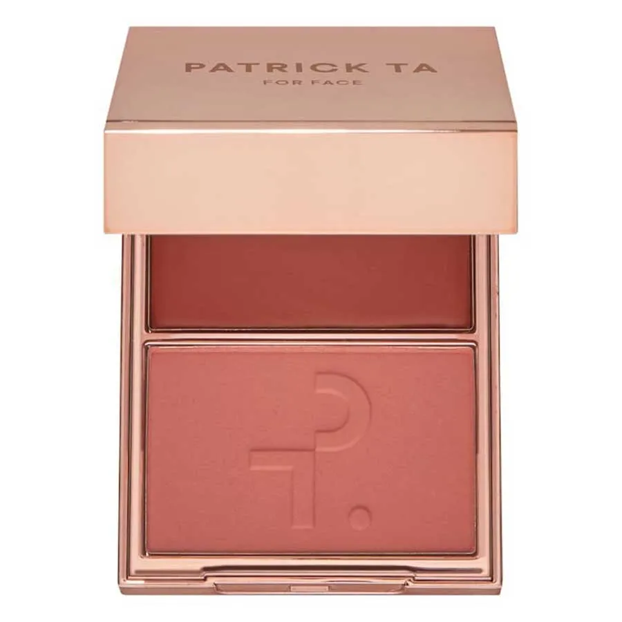 Phấn Má Hồng Patrick Ta Major Headlines Double Take Crème & Powder Blush Duo Tone She's Blushing ...