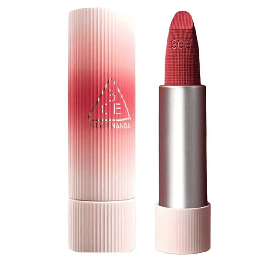 Son Lì 3CE Cashmere Hug Lipstick 07 Knit Màu Hồng Khô 3.5g | Vua Hàng Hiệu