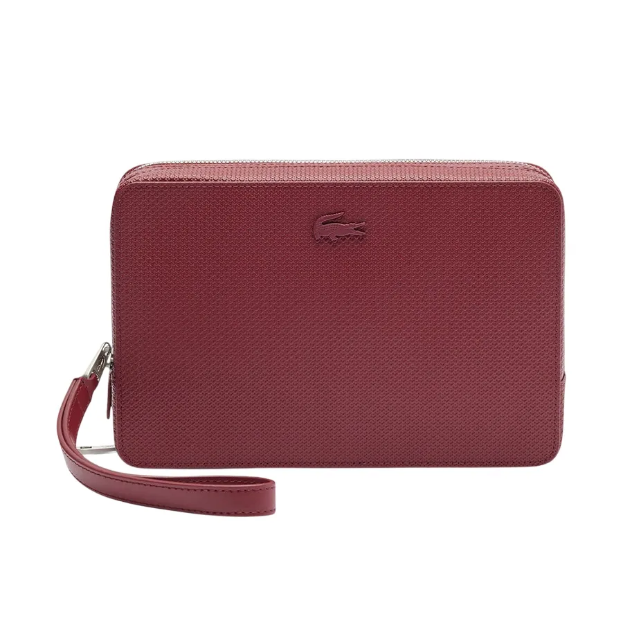 Túi Cầm Tay Nam Lacoste Men's Chantaco Piqué Leather Zipper Clutch Bag ...