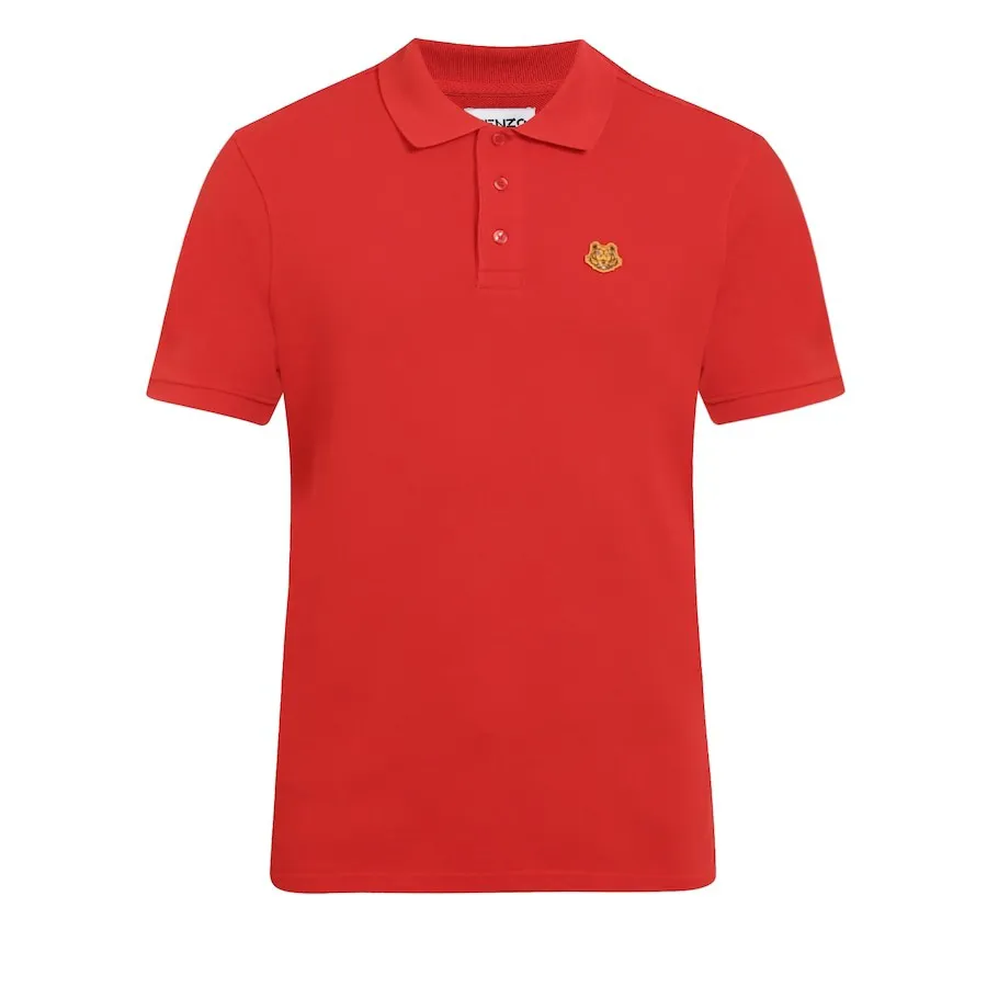 Áo Polo Nam Kenzo Tiger Crest - Red Màu Đỏ Size M | Vua Hàng Hiệu