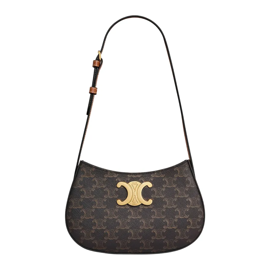 Túi Đeo Vai Nữ Celine Tilly Medium Bag in Triomphe Canvas and Calfskin ...
