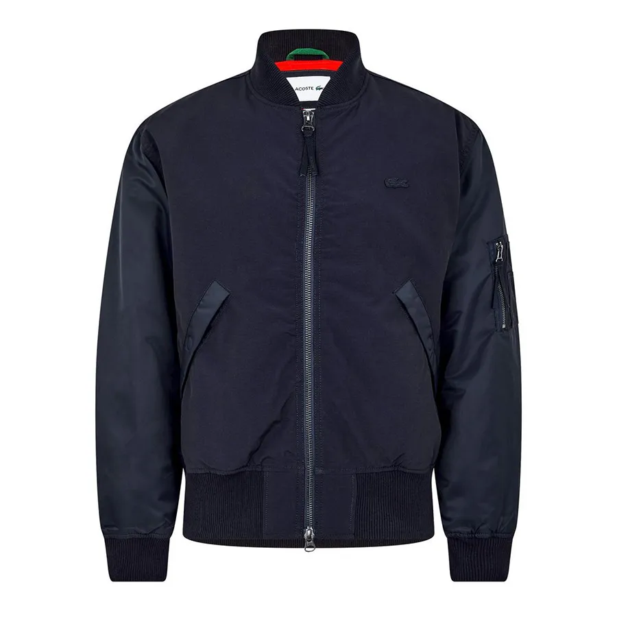 Áo Khoác Nam Lacoste Men's Bomber Jacket Màu Xanh Navy Size 48 | Vua ...
