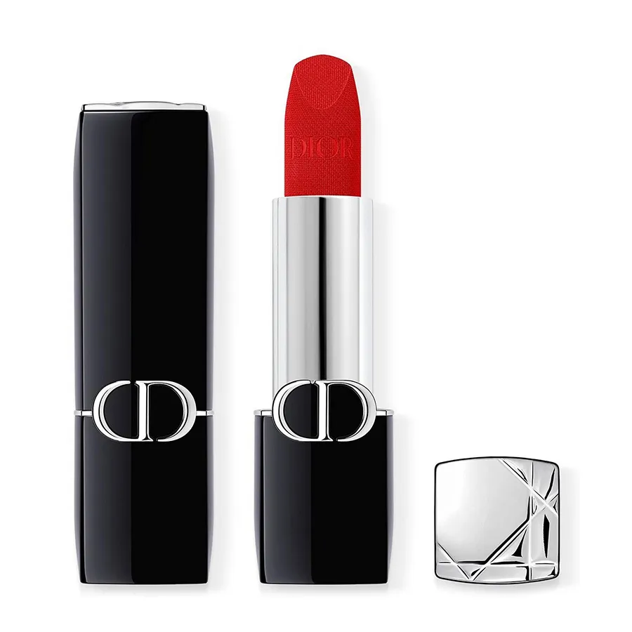 Son Dior Rouge Dior Couture Lipstick Velvet Finish 999 Màu Đỏ Tươi ...