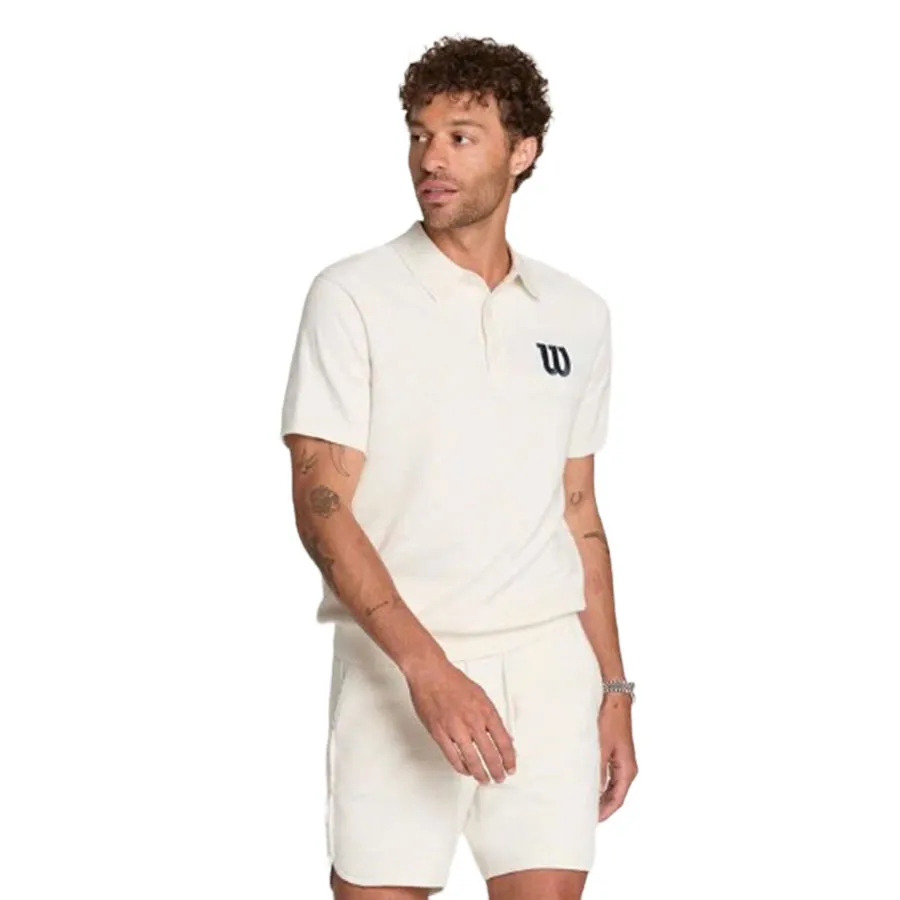 Bộ Quần Áo Cộc Tay/Tennis/PickleBall Nam Wilson Men's Lafayette Knit ...