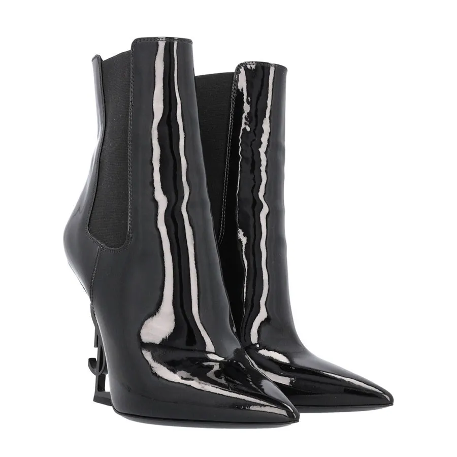 Giày Boot Nữ Yves Saint Laurent YSL Opyum Boots Màu Đen Size 35 | Vua ...