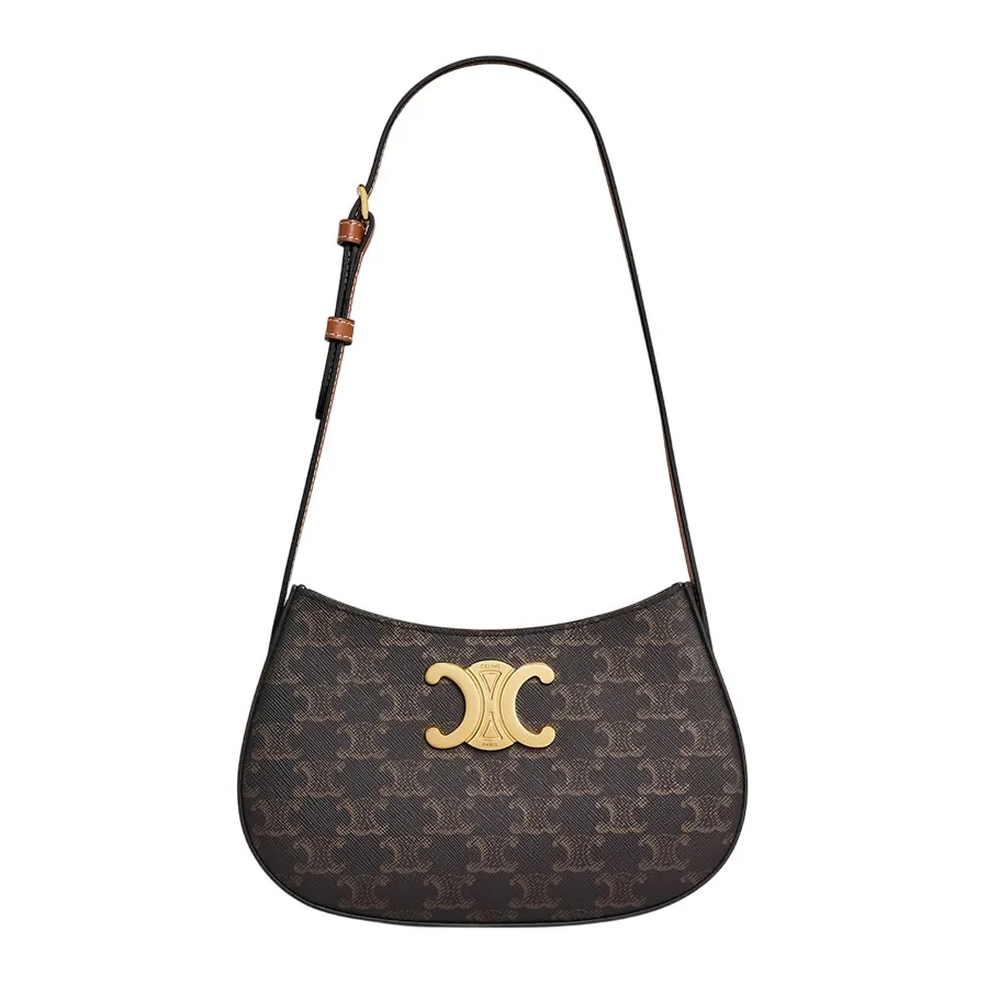 Túi Đeo Vai Nữ Celine Tilly Medium Bag in Triomphe Canvas And Calfskin ...