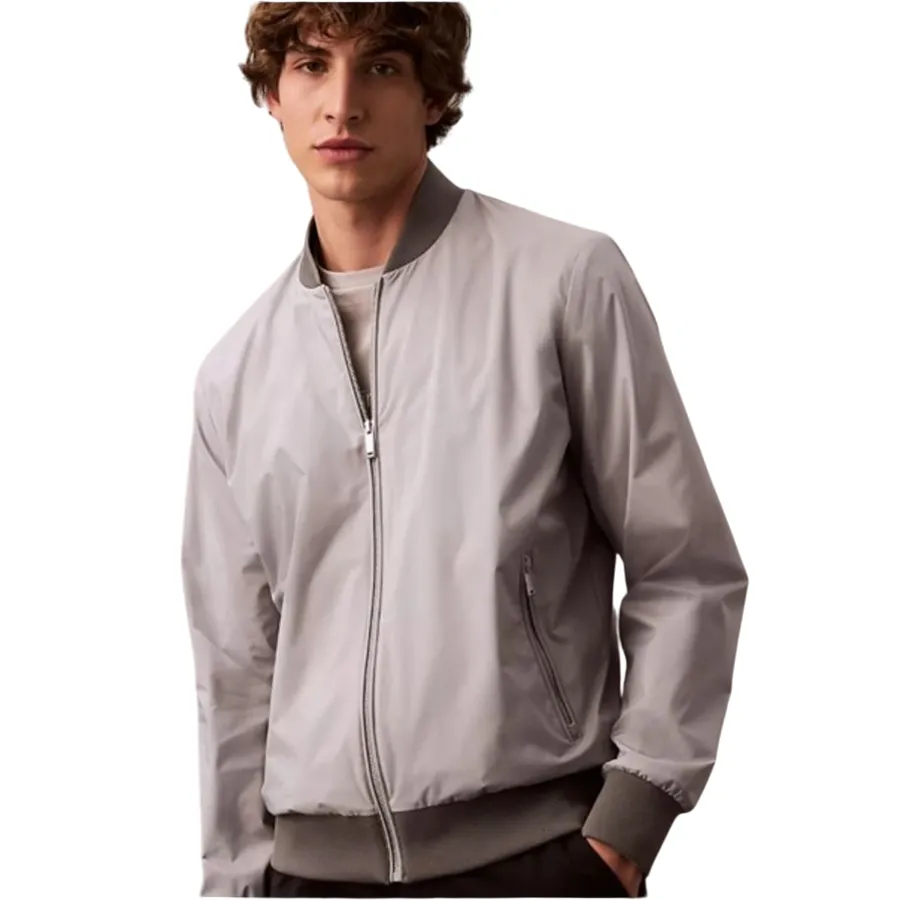 Áo Khoác Nam Calvin Klein CK Zip Matte Bomber Jacket 40FM512 - 060 Màu ...