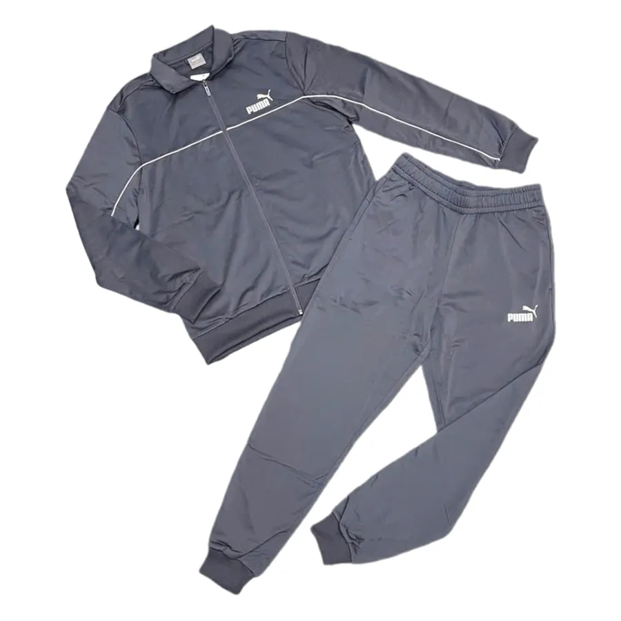 Set Quần Áo Nam Puma Men's Poly Piping Suit 684148 69 Màu Xanh Xám Size ...