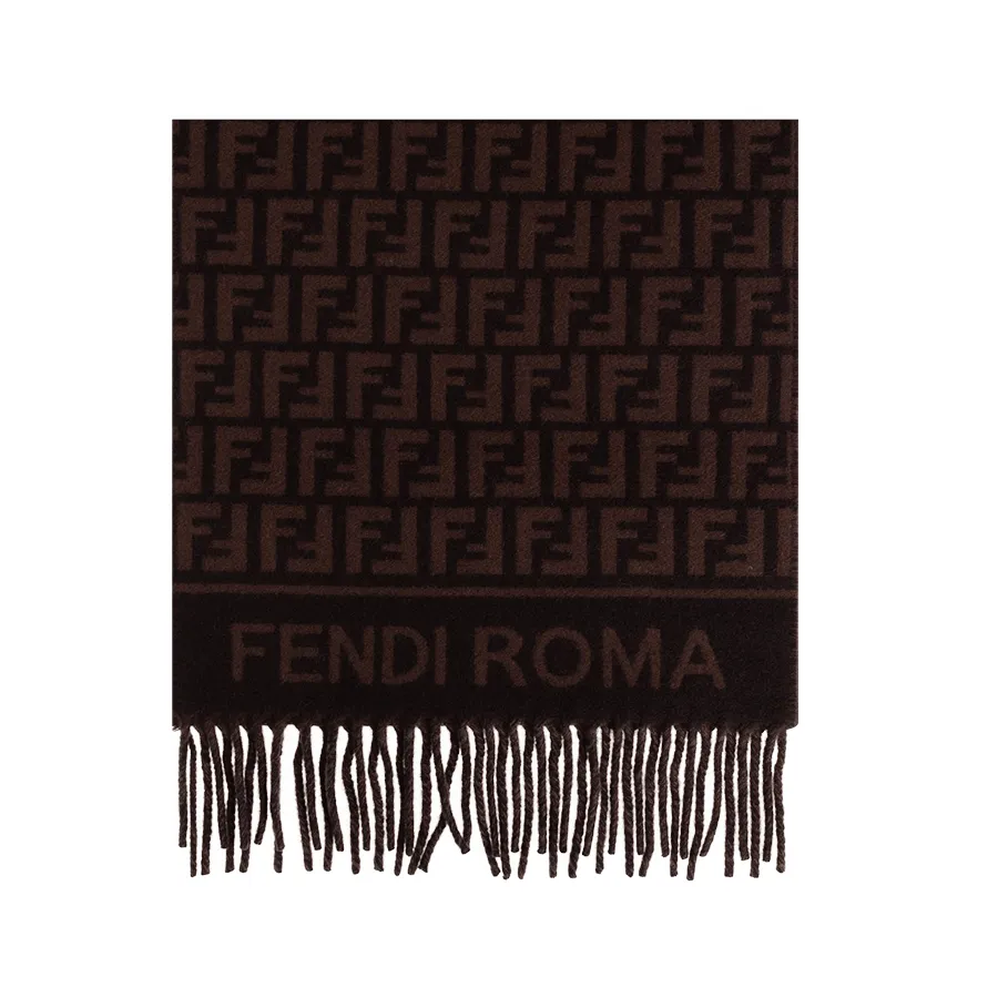 Khăn Choàng Cổ Fendi Monogram Scarf FXT113 AQCW F0949 Màu Nâu | Vua ...