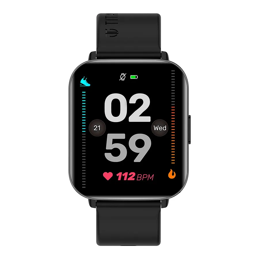 Đồng Hồ Thông Minh Titan Smart 2-Face Black Watch With Silicone Strap ...