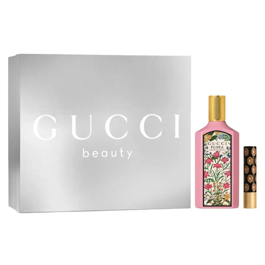 Set Nước Hoa Nữ Gucci Flora Gorgeous Gardenia EDP 100ml + Son Gucci ...