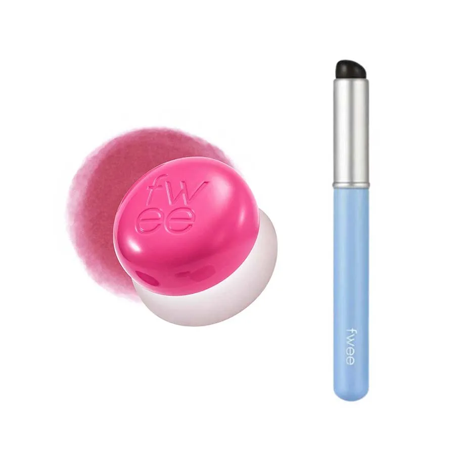Son Kem Fwee Lip & Cheek Blurry Pudding Pot + Blending Brush PK03 Cherry Màu Cherry | Vua Hàng Hiệu