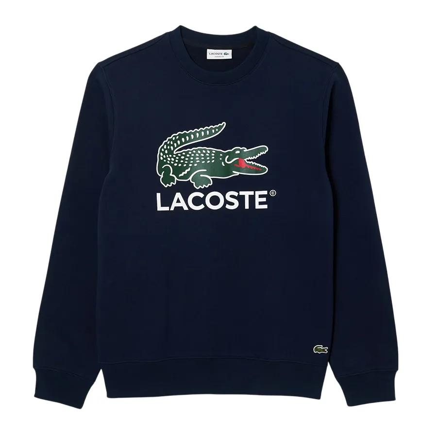 Áo Nỉ Sweater Nam Lacoste Fleece Crew Neck Sweatshirt Classic SH1281 ...