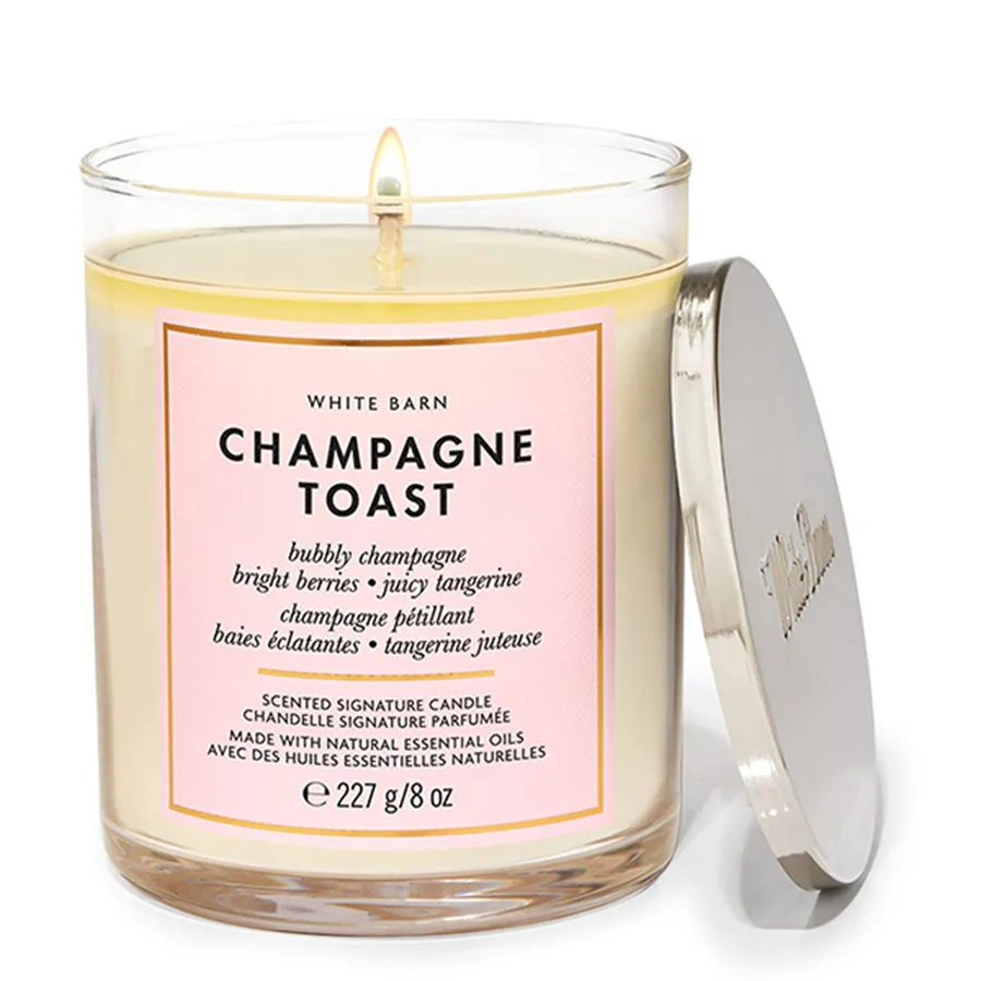 Nến Thơm Bath & Body Works Champagne Toast Single Wick Candle 227g ...