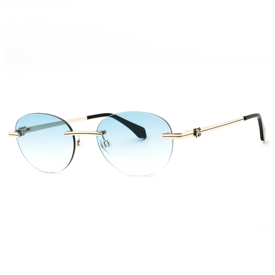 Kính Mát Unisex Palm Angels Crystal PERI10HS25MET0017644 Màu Gold/Xanh ...